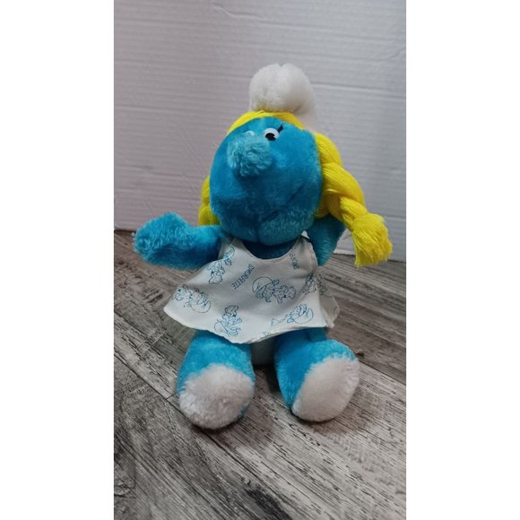 Peyo | Toys | Smurfette 981 Peyo Vintage Wallace Berrie Co Cartoon ...